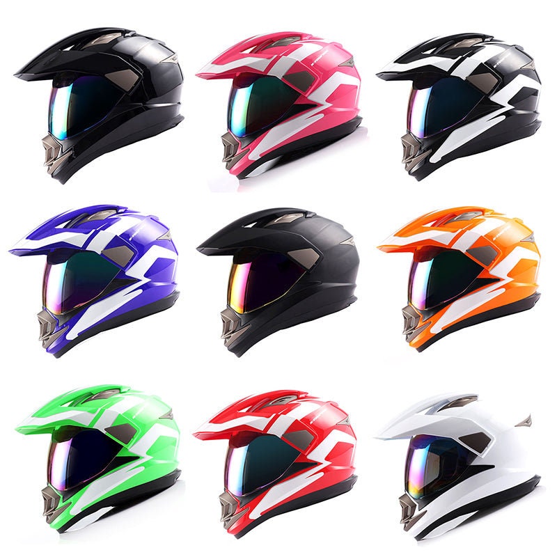 Dual Sport Helmet Motorcycle Full Face Motocross off Road Bike: HGXP ...
