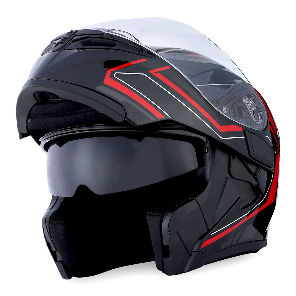 1storm Motorcycle Modular Full Face Helmet Flip up Dual Visor - Etsy