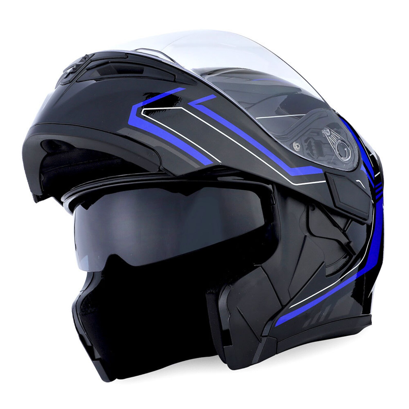 1storm Motorcycle Modular Full Face Helmet Flip up Dual Visor - Etsy