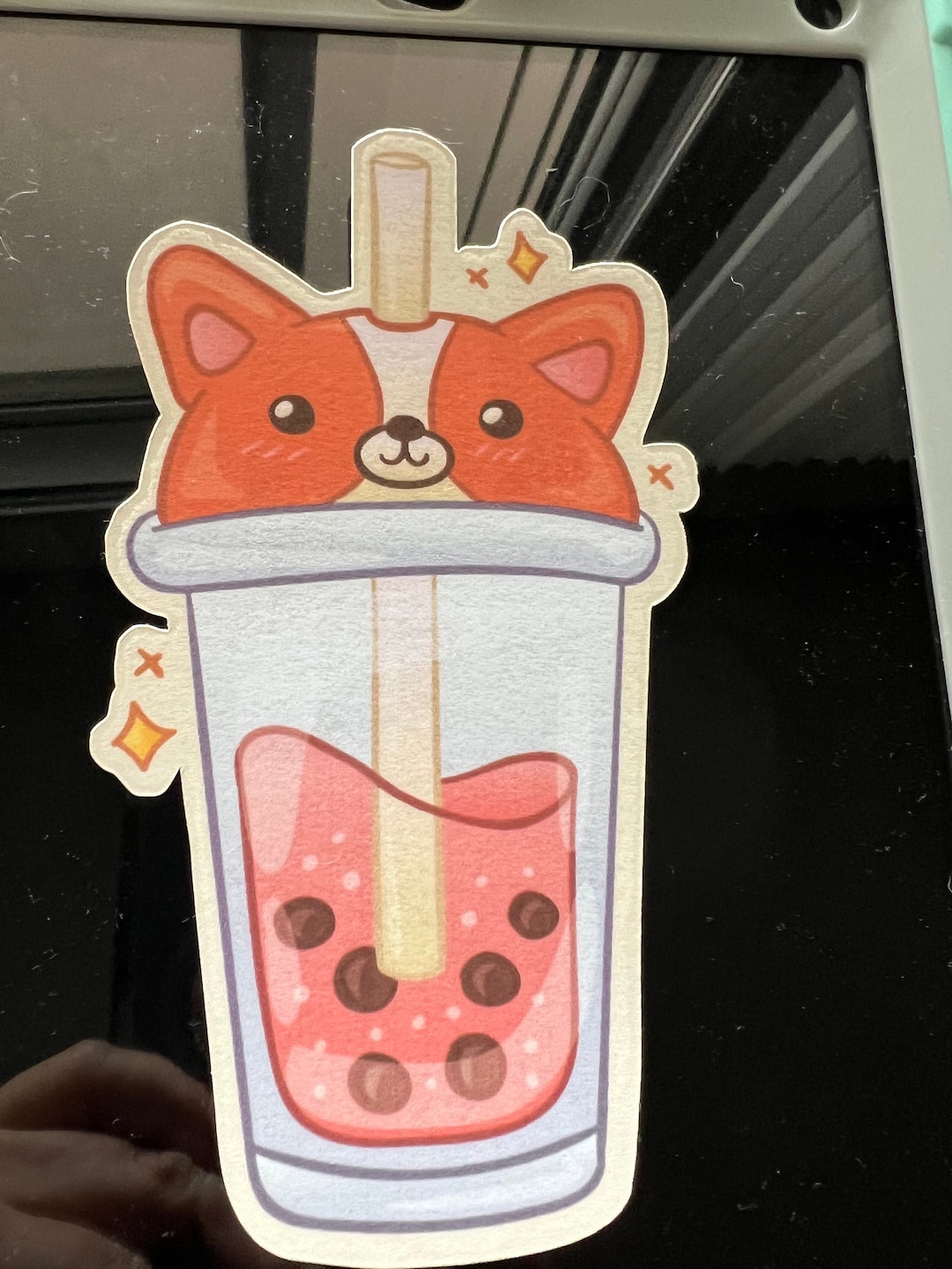 Boba Tea Border Collie Sticker - Etsy