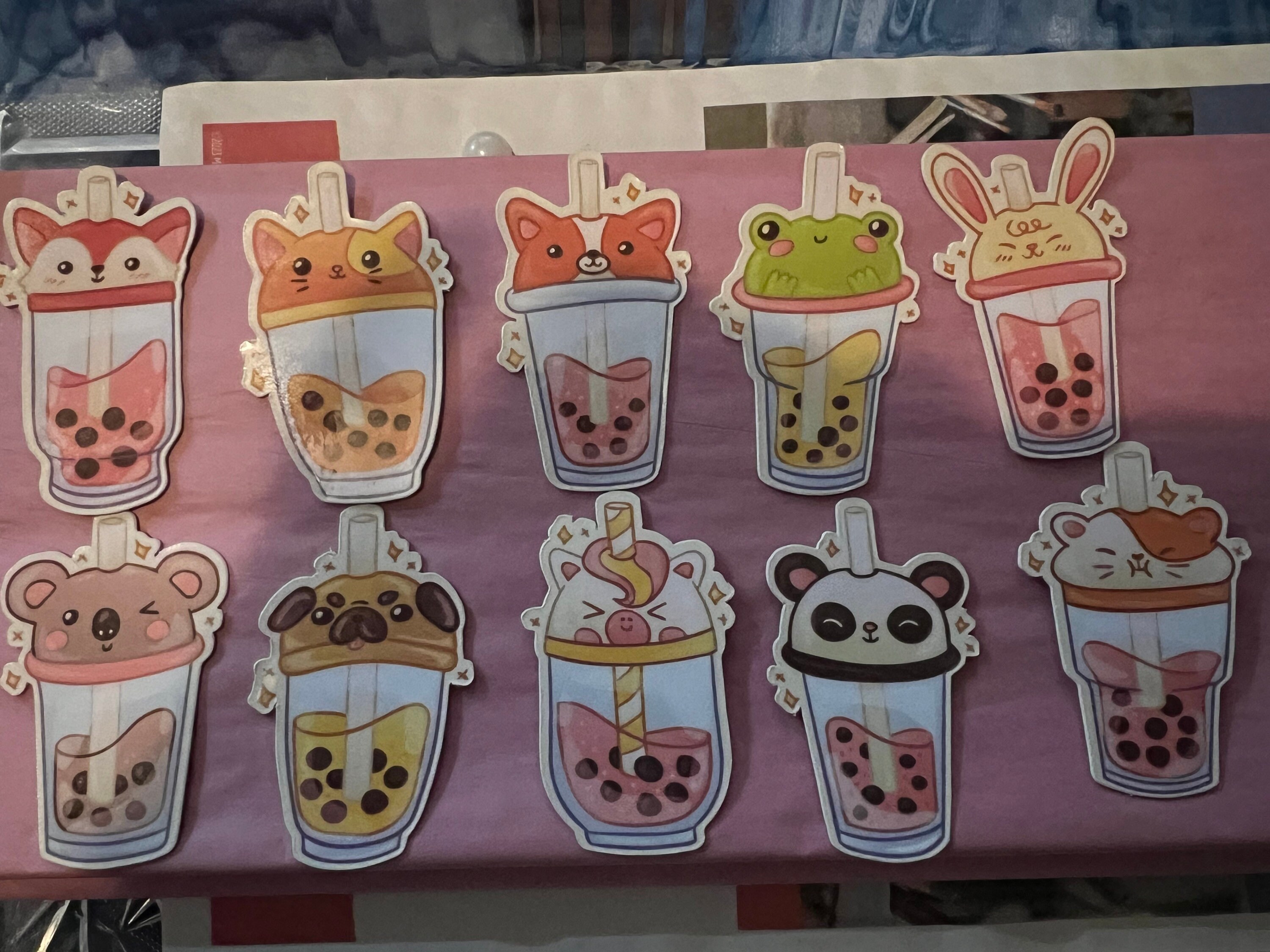 2x3 Inch Laminated Stickers Set - Etsy