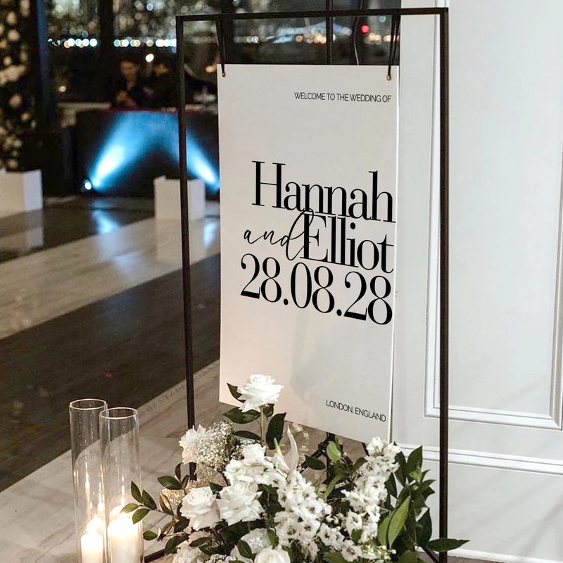 Diy Wedding Signs - Etsy