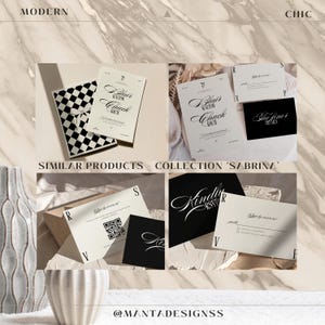 Old Money Aesthetic Wedding Invitation Suit Classic , Luxury Vintage ...