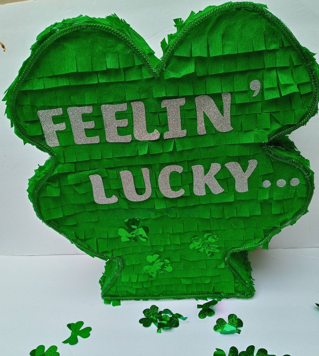 St Patrick's Day Pinata Feelin ' Lucky Four Leaf Clover Piñata Ready ...