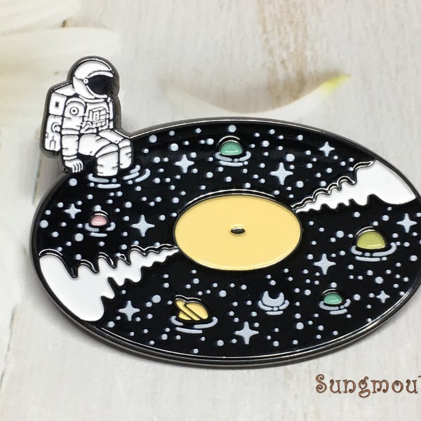 Space Enamel Pin - Etsy