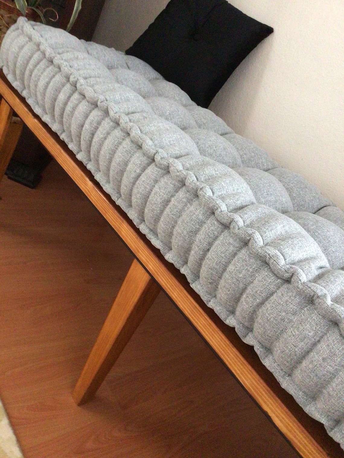 Linen Fabric Cushion Bench Cushion Daybed Cushion French - Etsy