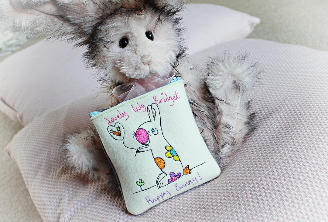 Personalised Bunny Rabbit Gift Purse, Personalised Purse, Girls ...