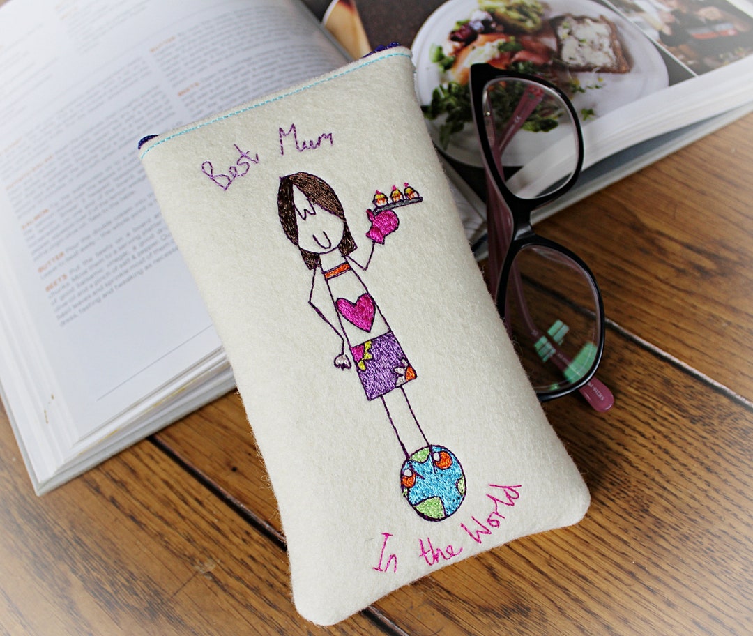 Best Mum in the World Glasses Case, Personalised Gift for Mum, Gift for ...