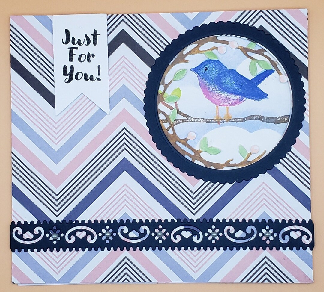 Blue Bird Birthday Card - Etsy