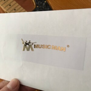 Musicman Bass Guitar Decal Headstock Restoration 3D Laser Cut Metal ...