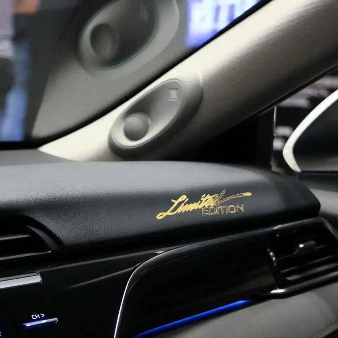 Limited Edition Gold Car Badge Decal Automobile Dectail 3D Laser Cut ...