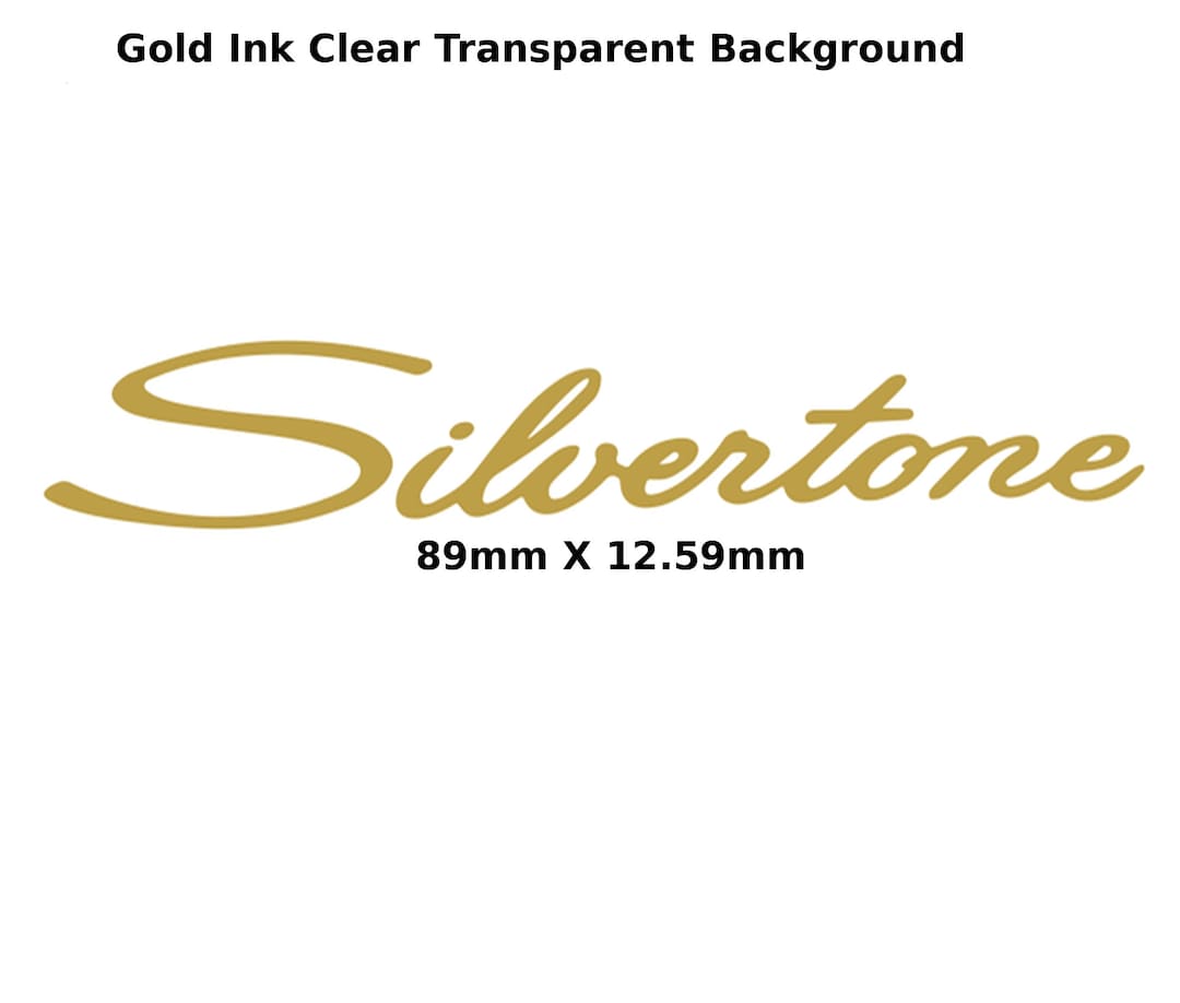 Silvertone Guitar Decal Headstock Restoration Waterslide Decal 306b - Etsy