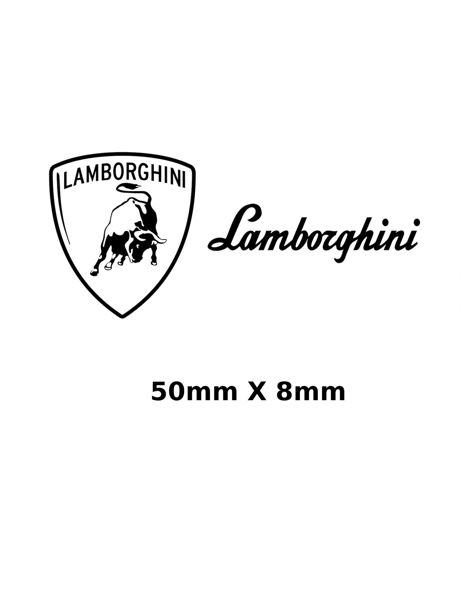 Lamborghini Aluminum Car Decal Badge Sticker Auto Emblem M151-4 - Etsy