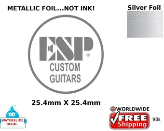 ESP Custom Shop Waterslide Headstock Decal Set - Etsy