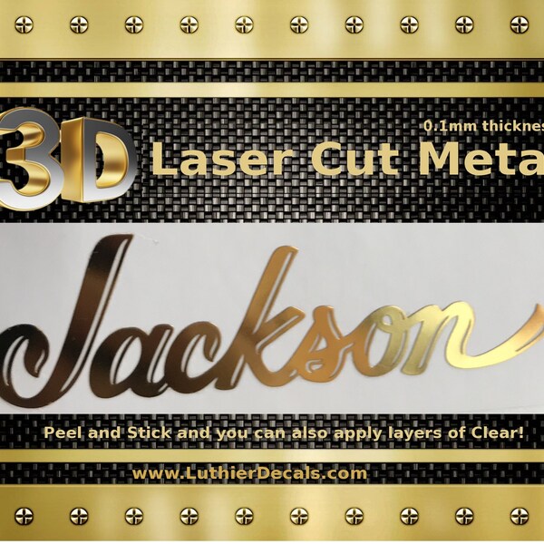 Jackson Guitar Decal - Etsy