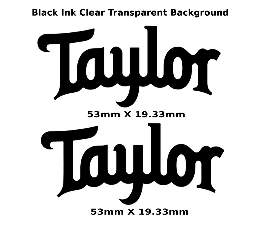 Taylor Guitar Decal Water Slide Headstock Restoration Decal 290 - Etsy
