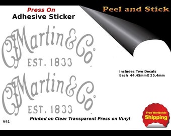 Martin Guitar Decal - Etsy