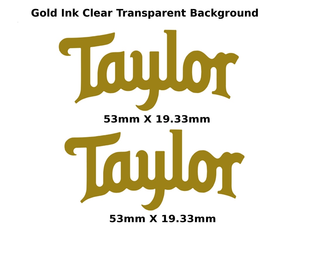 Taylor Guitar Decal Water Slide Headstock Restoration Decal 314 - Etsy