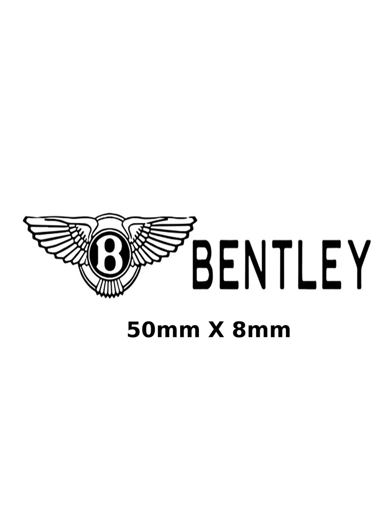 Bentley Aluminum Car Decal Badge Sticker Auto Emblem M155-1 - Etsy