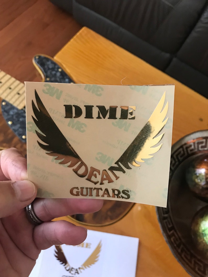 Washburn Dean Dime Guitar Decal Headstock Restoration 3D Laser - Etsy