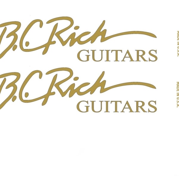 Bc Rich Sticker Decal - Etsy