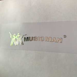 Musicman Bass Guitar Decal Headstock Restoration 3D Laser Cut Metal ...