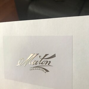 Maton Guitar Decal Headstock Restoration 3d Laser Metal Waterslide ...