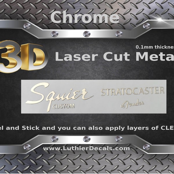 Squier Headstock Decals - Etsy