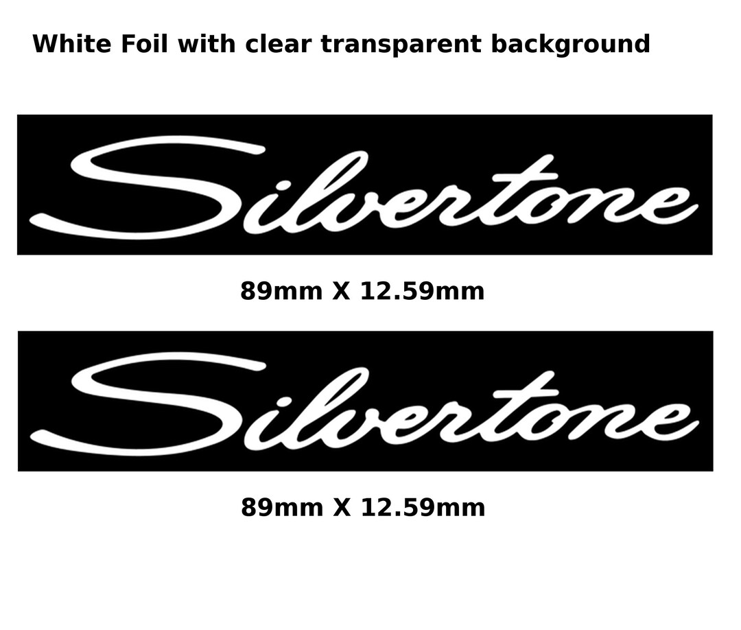 Silvertone Guitar Decal Headstock Restoration Waterslide Decal 173w - Etsy
