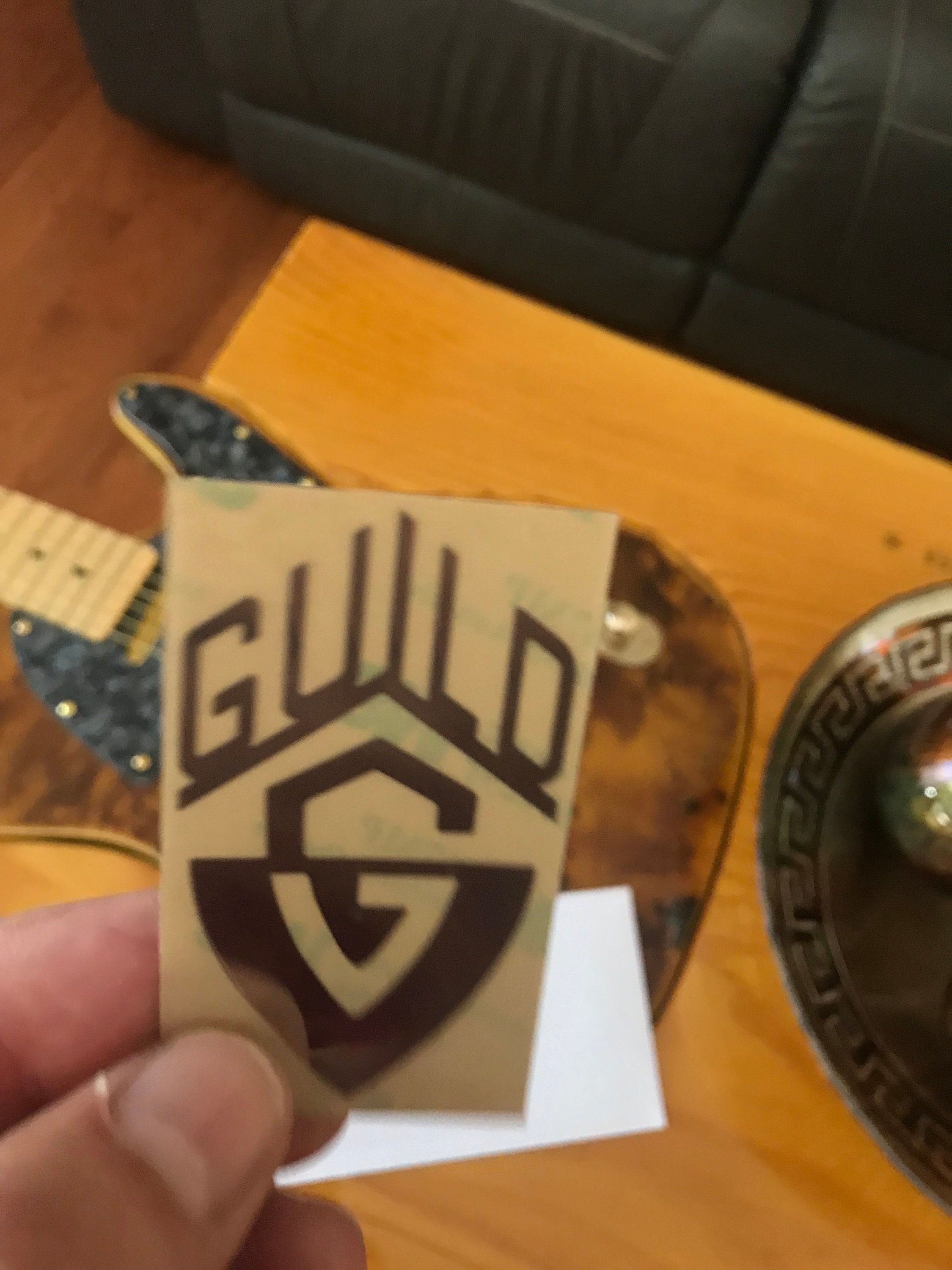 Guild Guitar Decal 3D Laster Cut Metal Headstock Restoration - Etsy