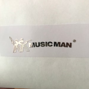 Musicman Bass Guitar Decal Headstock Restoration 3D Laser Cut Metal ...
