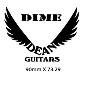 Washburn Dean Dime Guitar Decal Headstock Restoration 3D Laser Cut ...