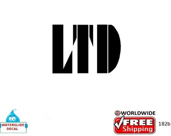 Ltd Headstock Decal - Etsy