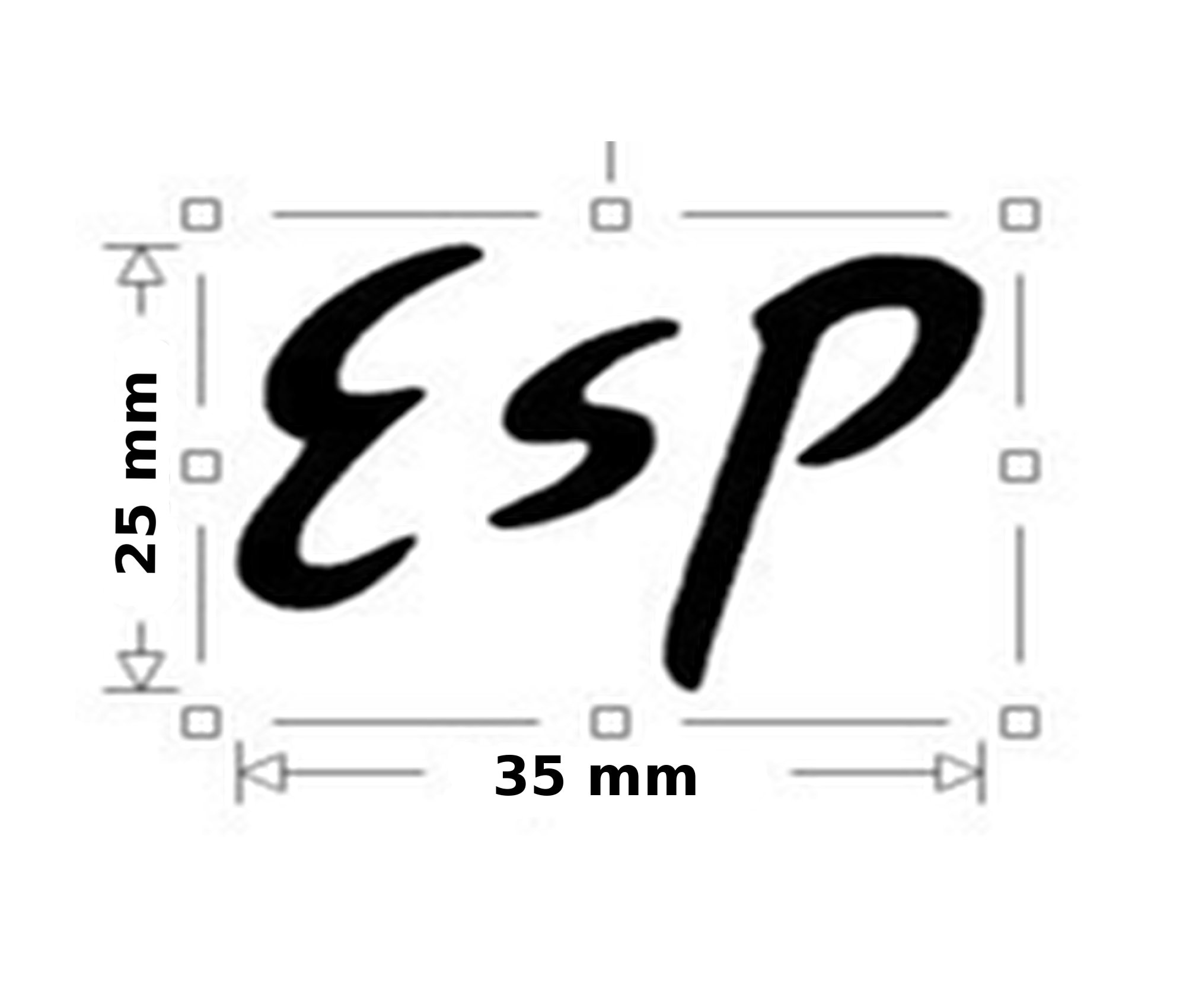 ESP Guitar Decal Headstock Restoration Metal Logo Sticker - Etsy