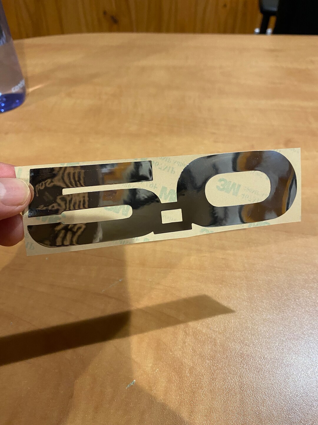 5.0 Mustang Car Metal 3d Laser Car Decal Badge Sticker Auto Emblem M144 ...