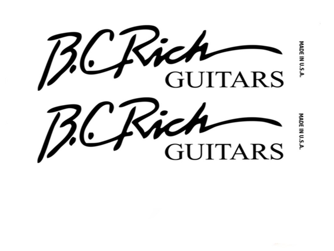 BC Rich Guitar Decal Headstock Restoration Waterslide Decal 141 - Etsy
