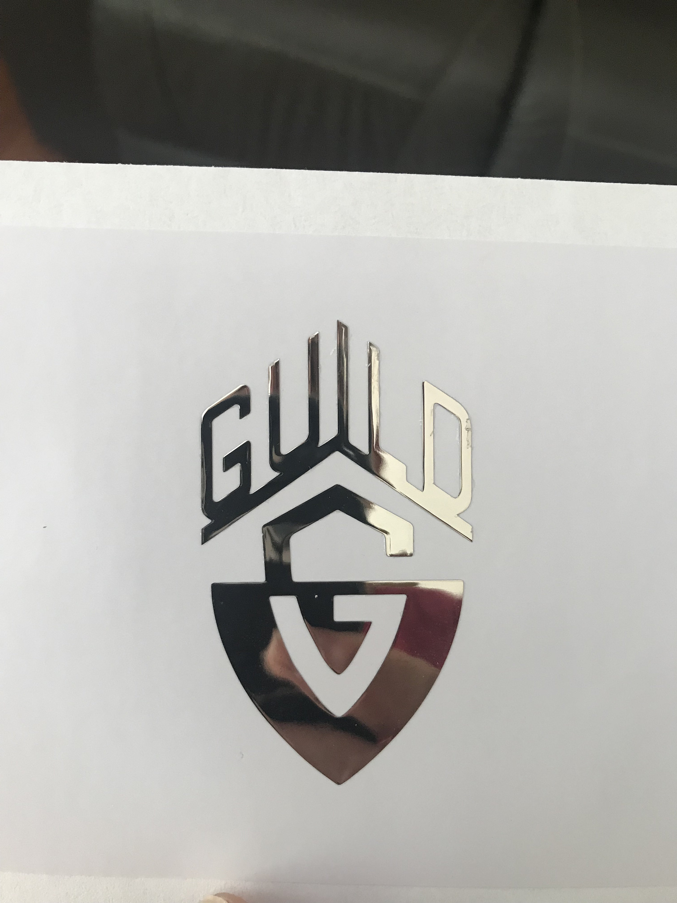 Guild Guitar Decal 3D Laster Cut Metal Headstock Restoration - Etsy