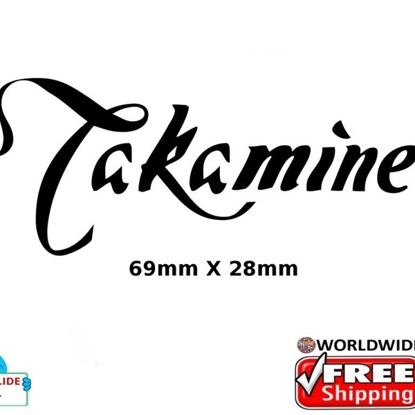 Takamine Guitar Decal - Etsy