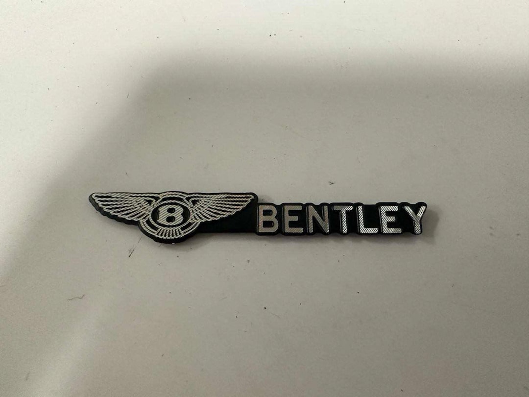 Bentley Aluminum Car Decal Badge Sticker Auto Emblem M155-3 - Etsy