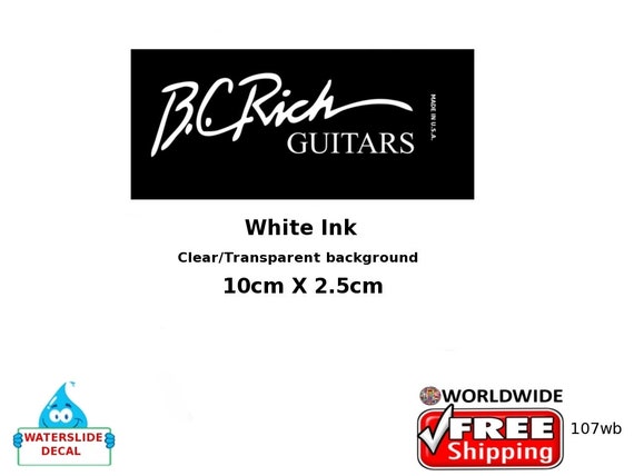 BC RICH GUITAR Decal Headstock Logo Waterslide 273 PicClick, 60% OFF