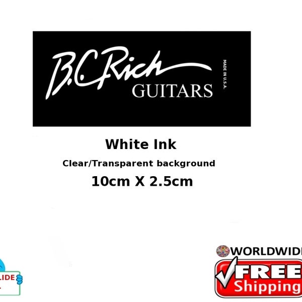 Bc Rich Sticker Decal - Etsy