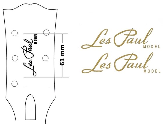 Gibson Les Paul Logo Decal
