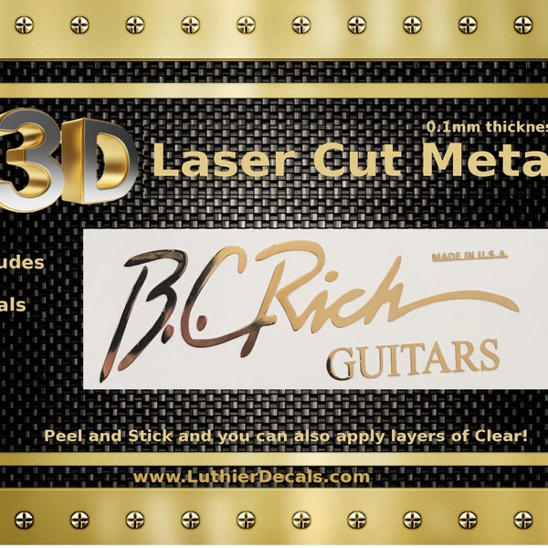 Bc Rich Sticker Decal - Etsy