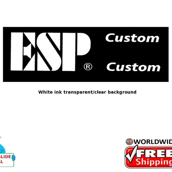 Esp Headstock Decal - Etsy