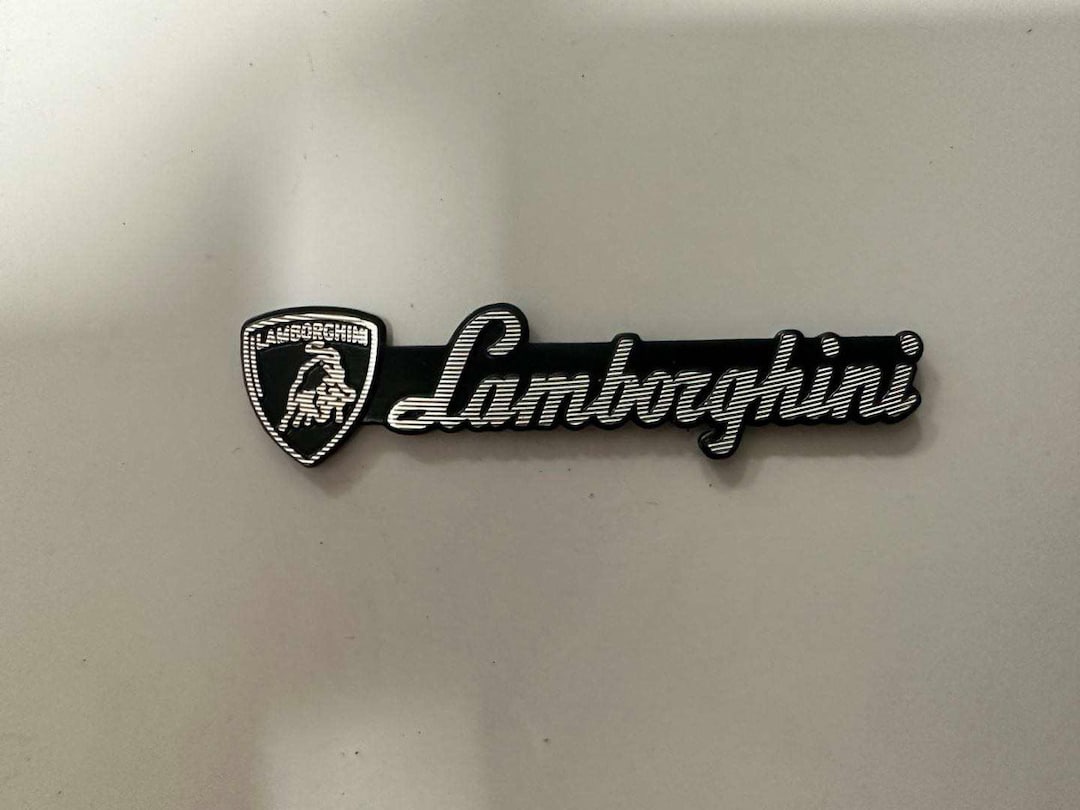 Lamborghini Aluminum Car Decal Badge Sticker Auto Emblem M151-1 - Etsy
