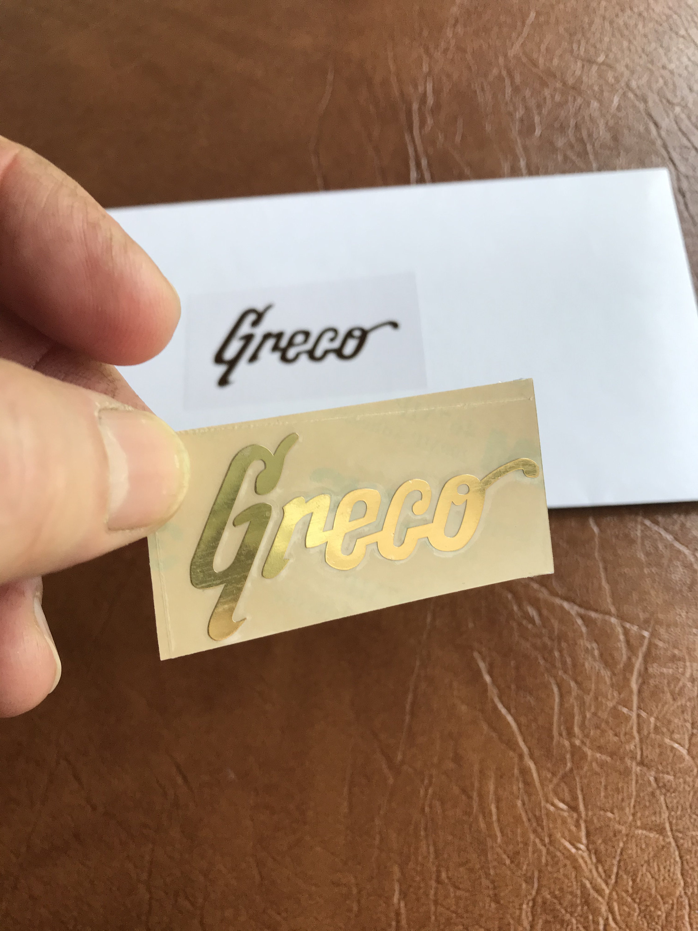 Greco Guitar Decal Headstock Restoration 3D Laser Cut Metal - Etsy