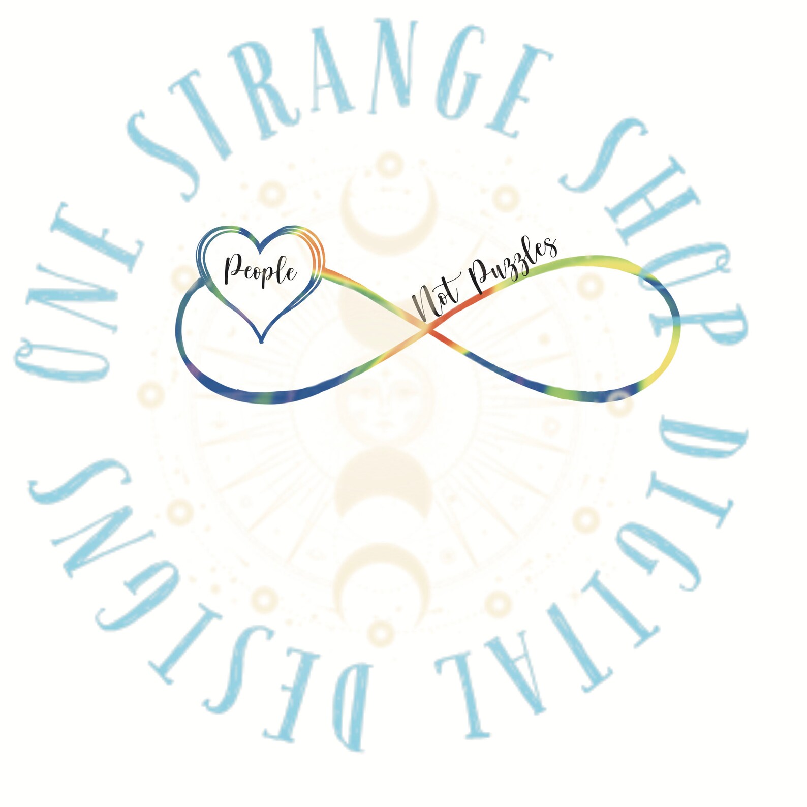 People Not Puzzles Autism Clipart Shirt Design Sticker - Etsy