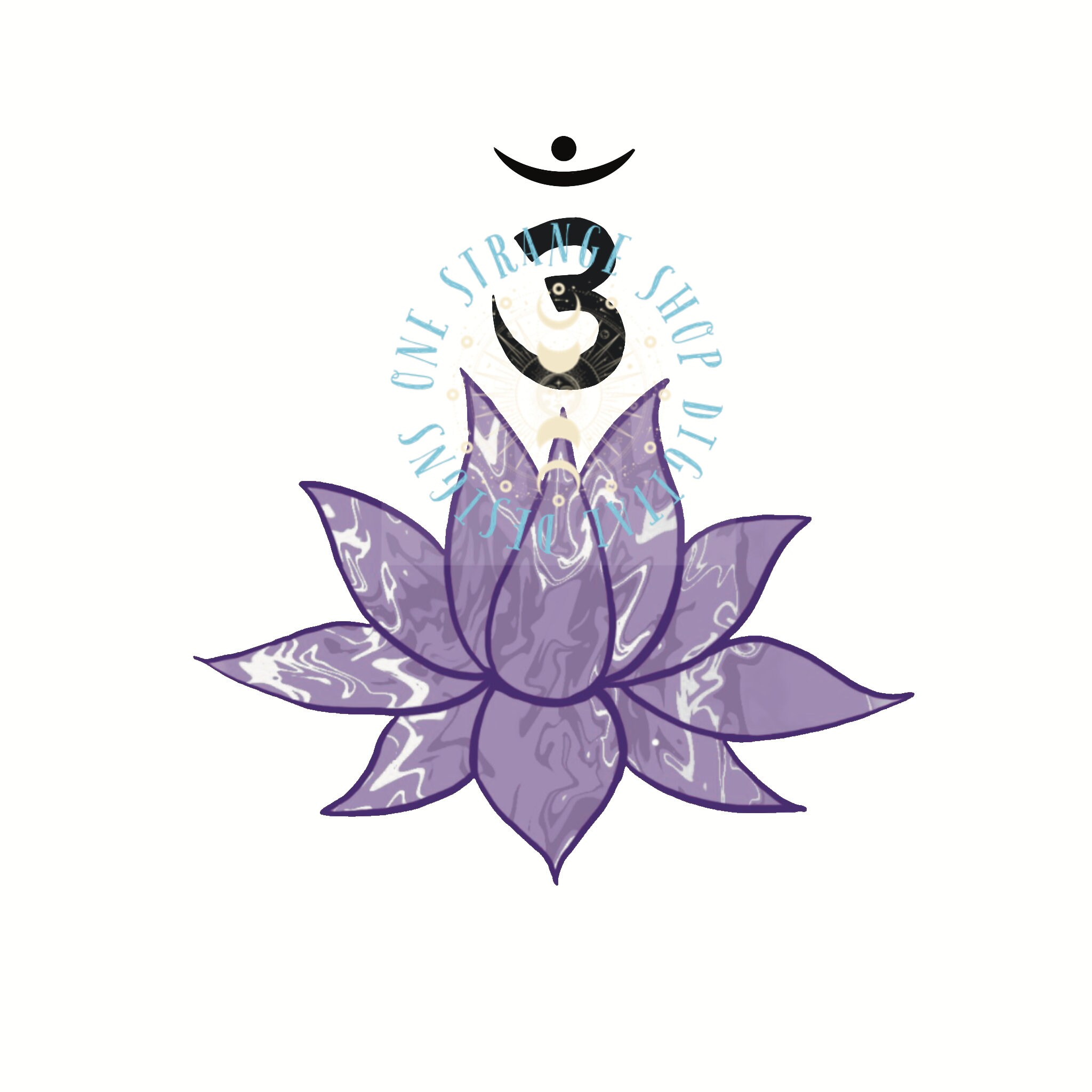 The Third Eye Lotus Chakra PNG Digital Download PNG Clipart Shirt ...