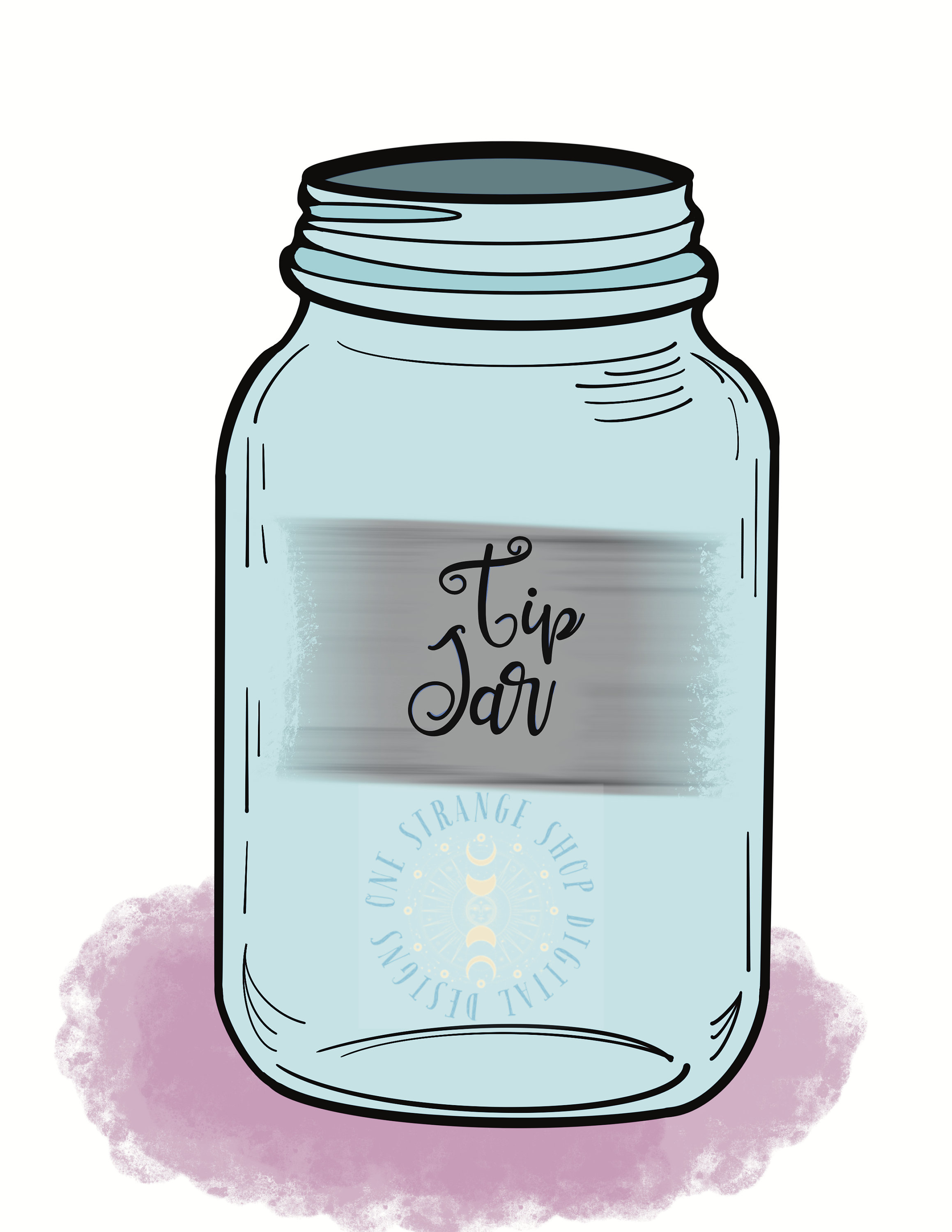 Tip Jar PNG With Surprise - Etsy