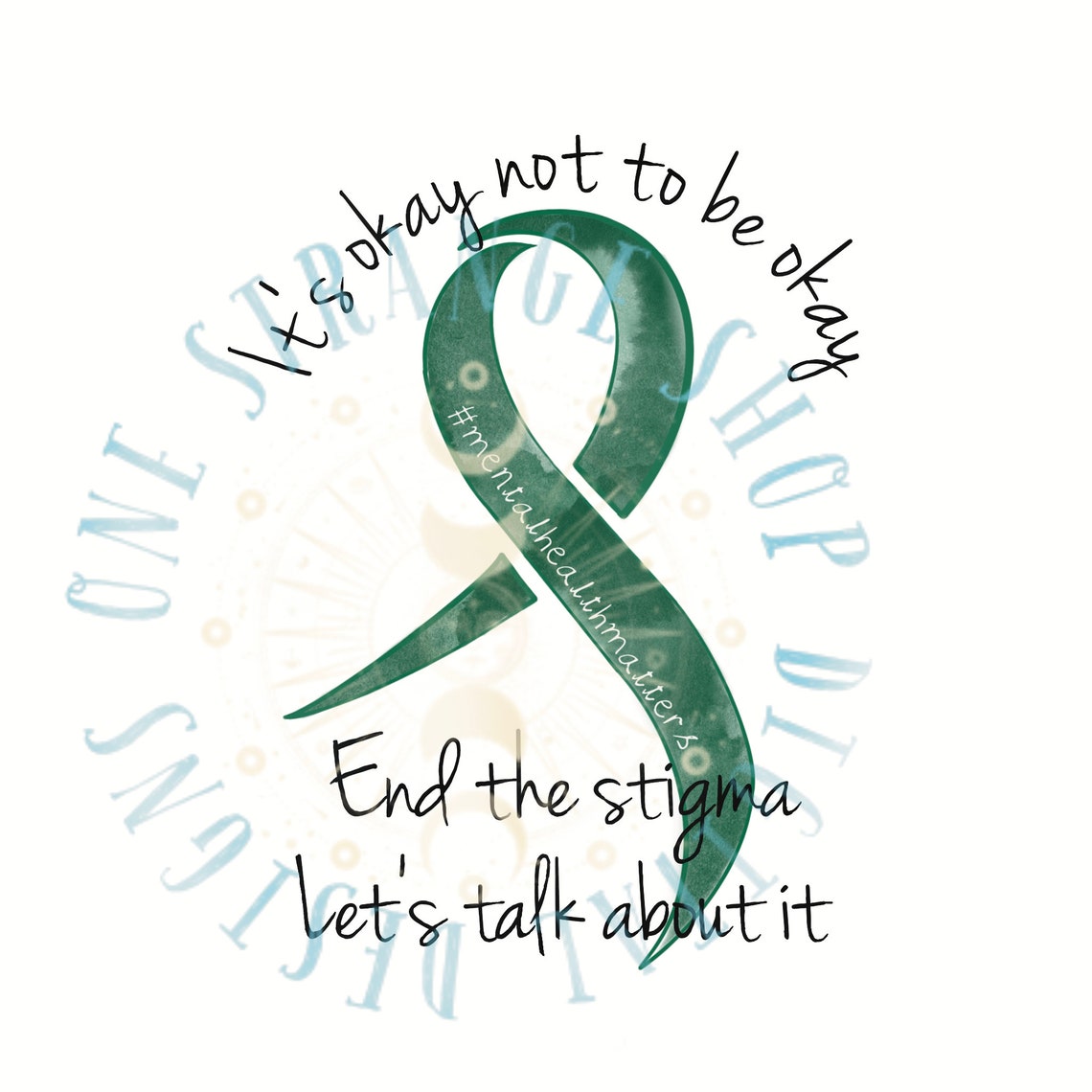Mental Health Awareness Ribbon | Download | Clipart | Shirt Design ...